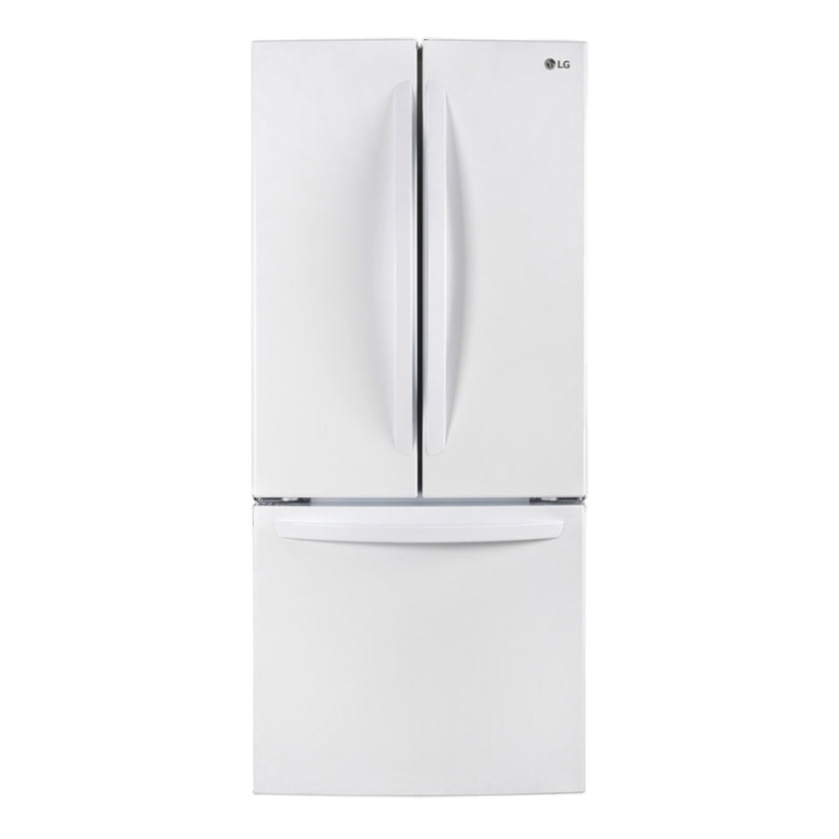 Réfrigérateur porte française 30 po 3 portes blanc de LG LRFNS2200W ...